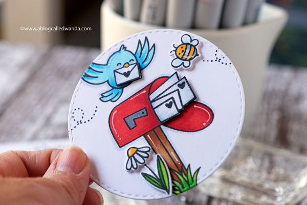 Sending Happy Mail with Pretty Pink Posh Stamps! - A Blog Called Wanda