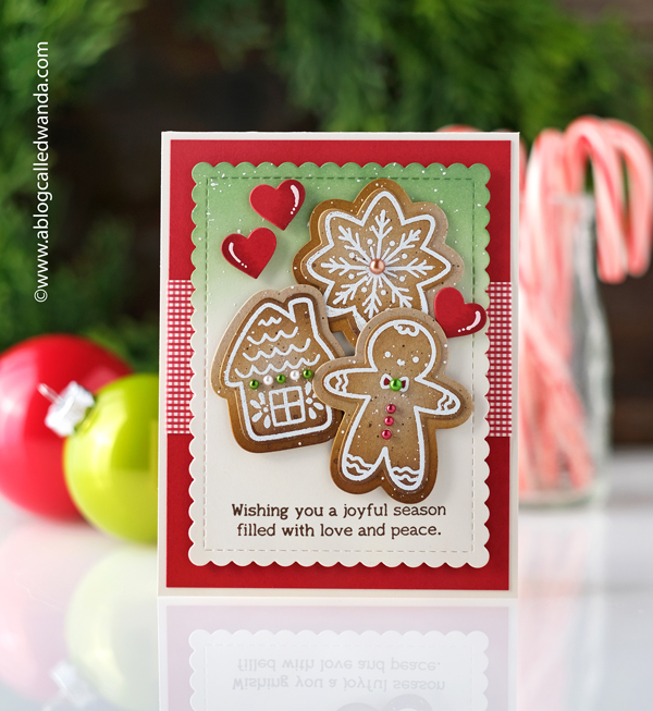 Baking Spirits Bright - Gingerbread Christmas Card! - A Blog Called Wanda